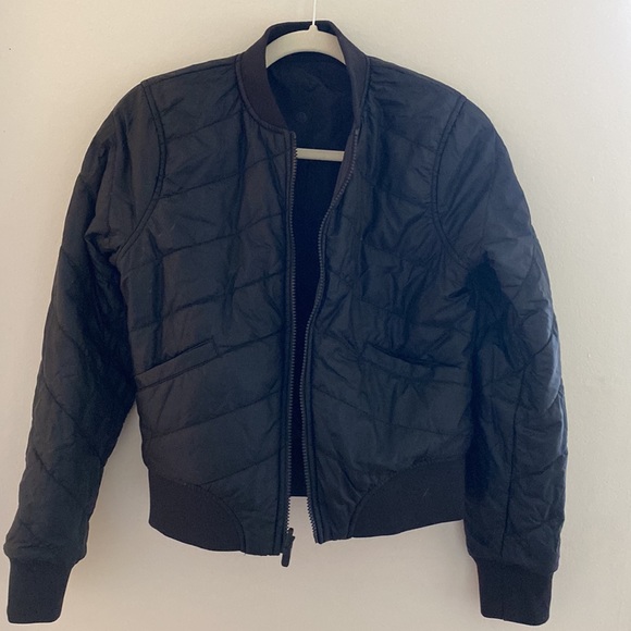 lululemon athletica | Jackets & Coats | Reversible Lululemon Bomber ...